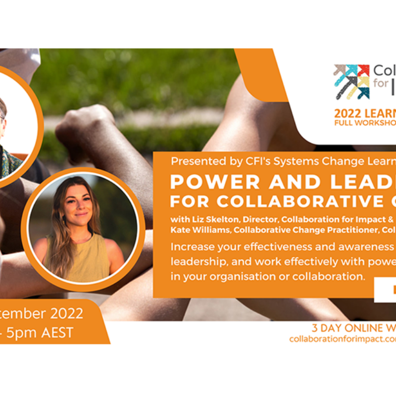 Power and Leadership for Collaborative Change - Collaboration for ...